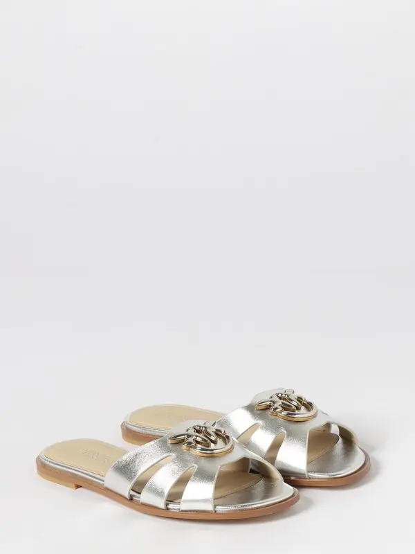 Pinko Heeled Sandal - Silver