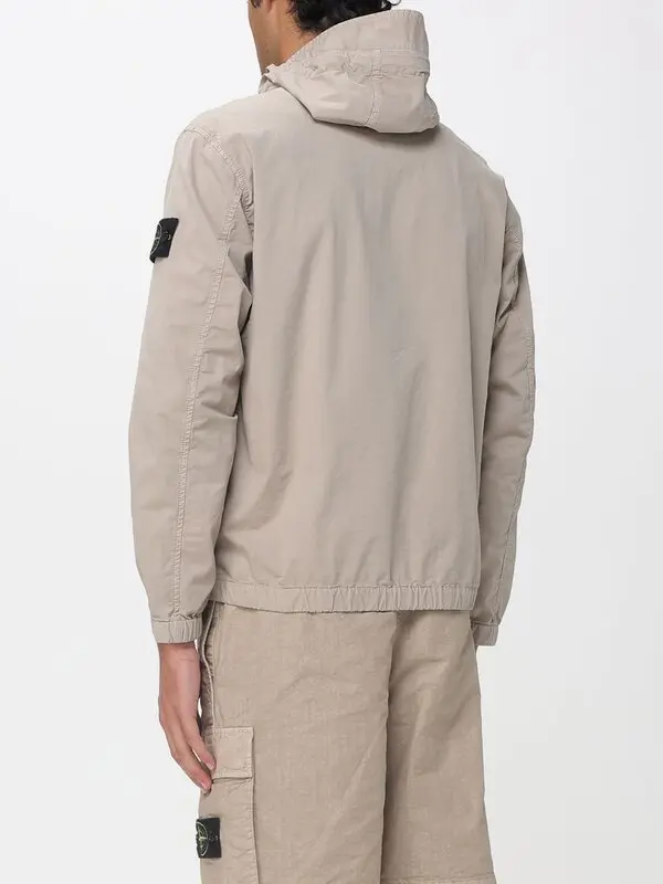 Stone Island Hooded Jacket - Sand