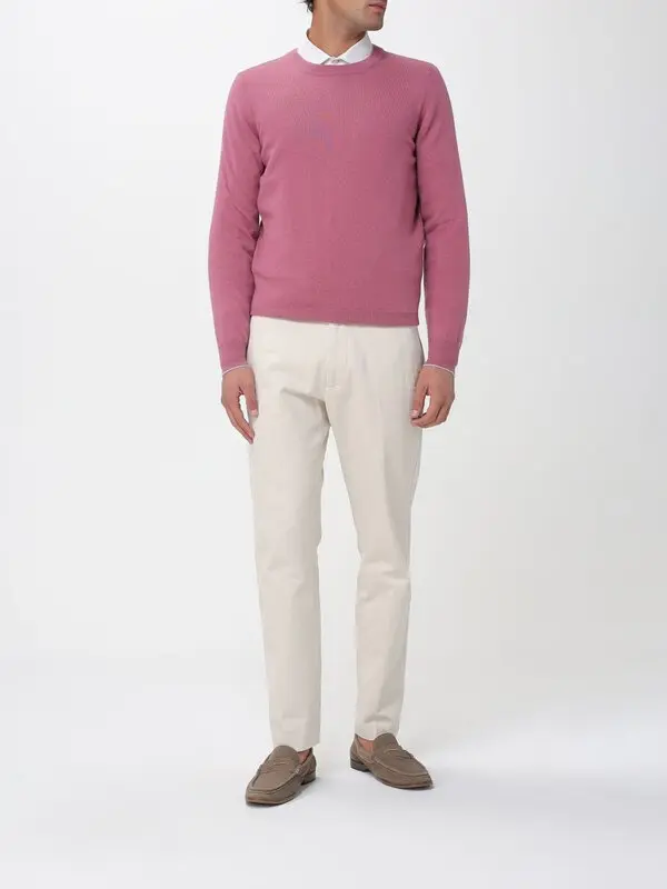 Brunello Cucinelli Crew Neck Sweater - Red