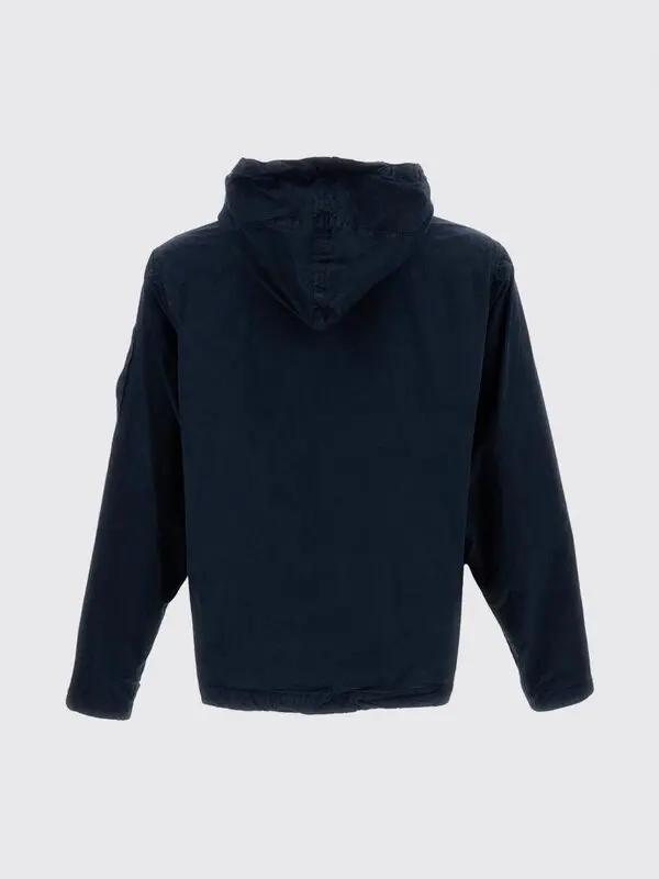 C.P. COMPANY Zip-up Hooded Jacket - Blue