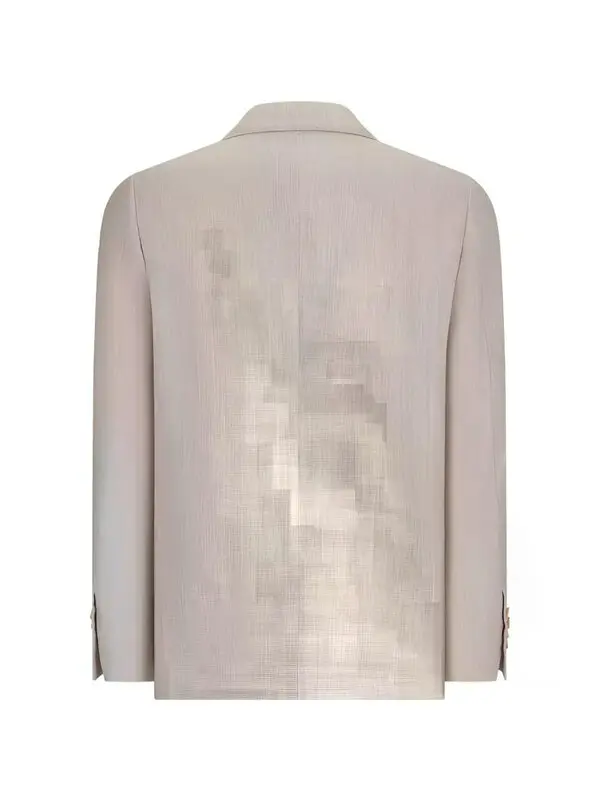 LARDINI Notched-lapel Jacket - Neutrals