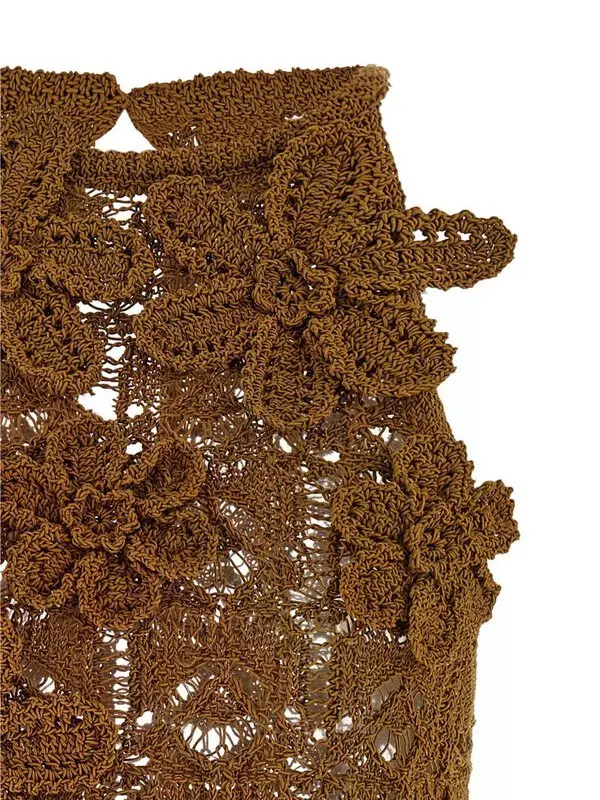 Pinko Floral Crochet Tank