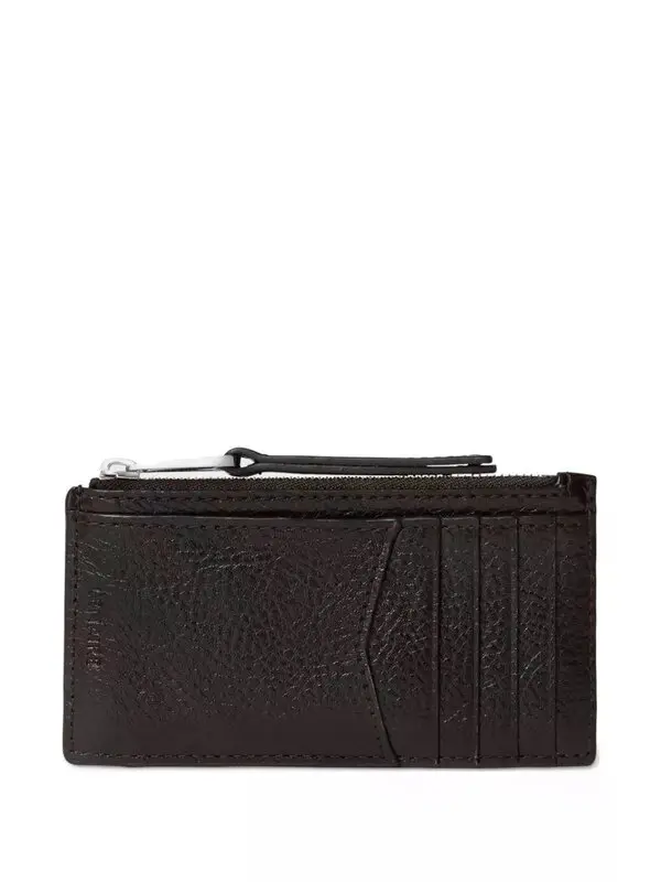LEMAIRE Gear Zip Cardholder Coin Purse - Brown