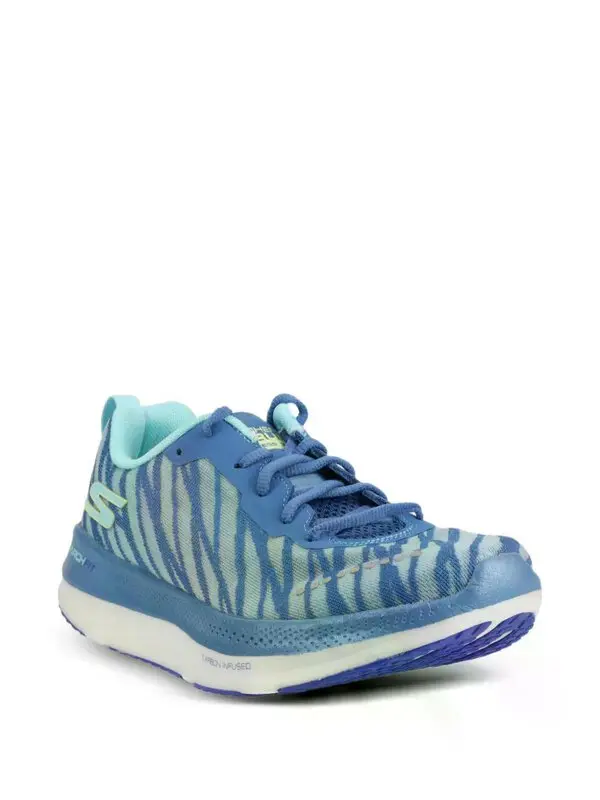 Sketchers Go Run Razor Excess 2 Zebra-stripe Sneakers