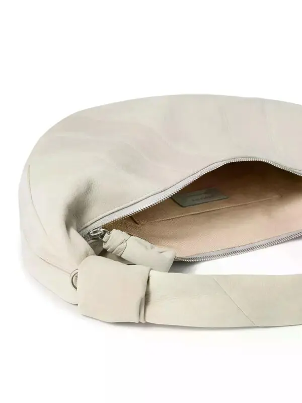 LEMAIRE Fortune Croissant Bag In Alpaca Nubuck - Neutrals