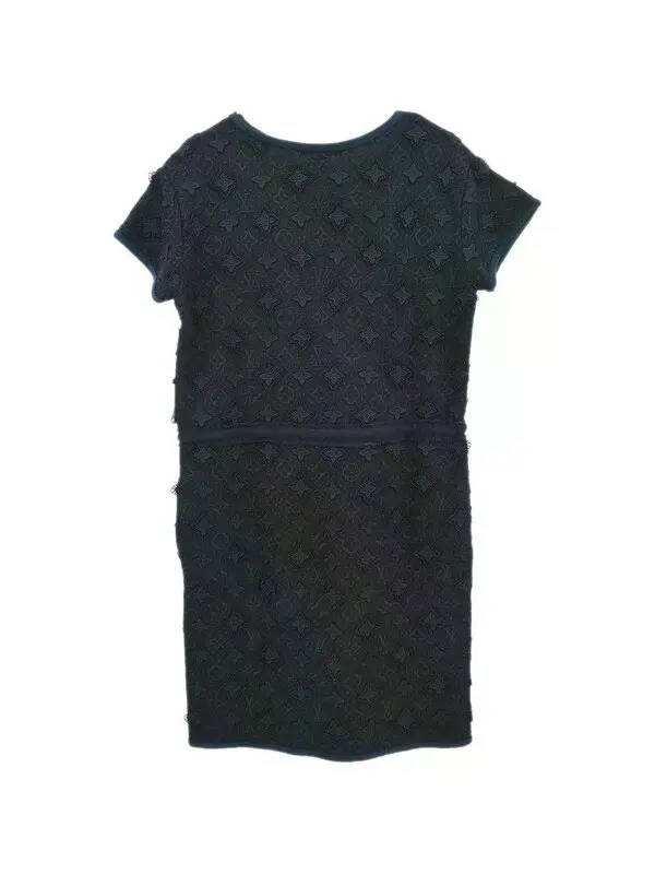LOUIS VUITTON 2010s Logo-pattern Mini Dress