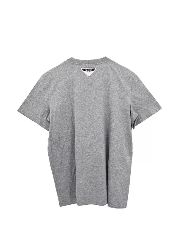 Prada Logo Appliqué T-shirt