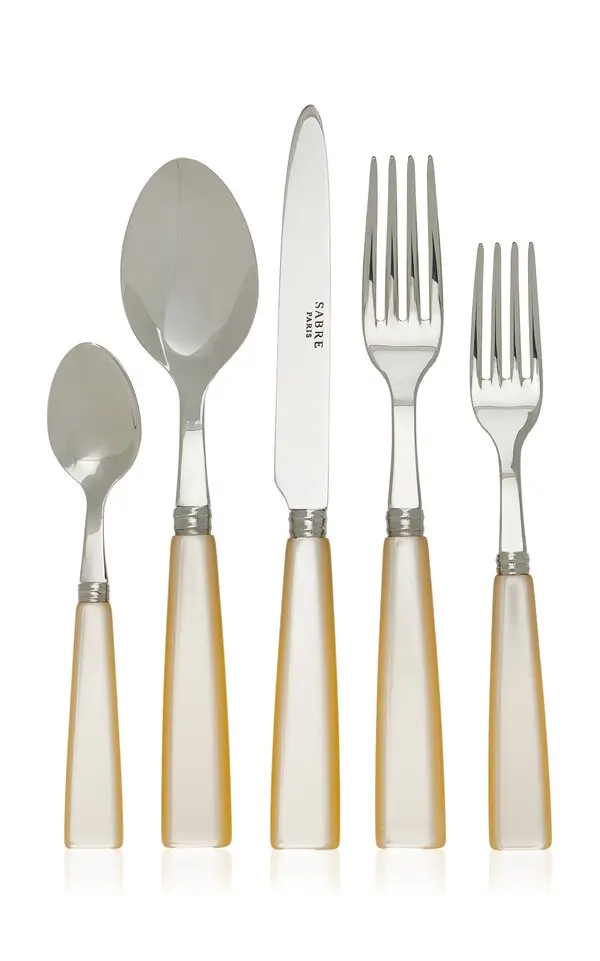 SABRE Icône Five-piece Silverware Set - White