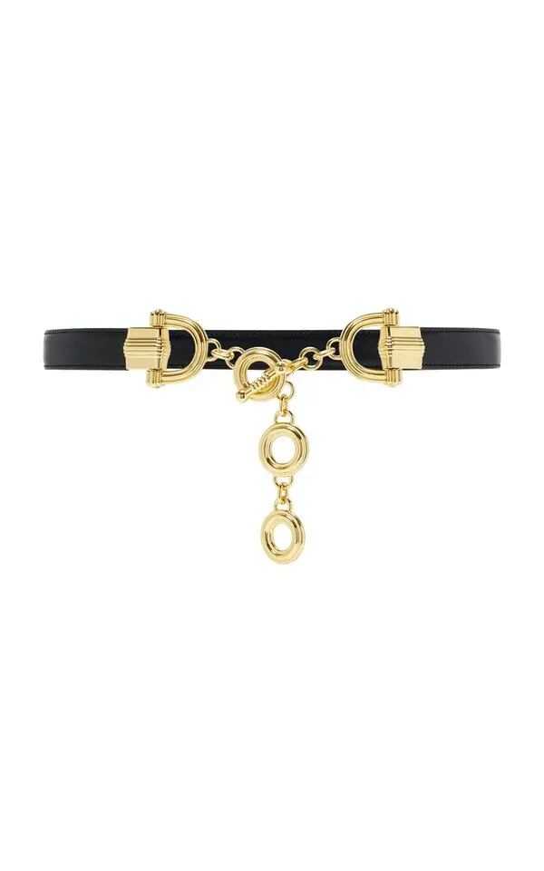 DEHANCHE Lysées Leather Belt - Black