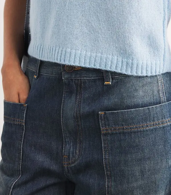 ME+EM Patch Pocket Relaxed Jeans