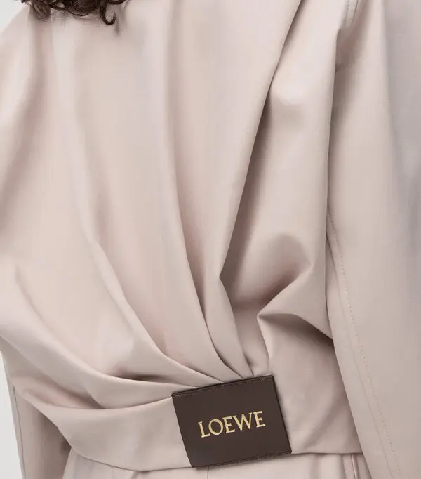 Loewe Cotton-silk Draped Bomber Jacket