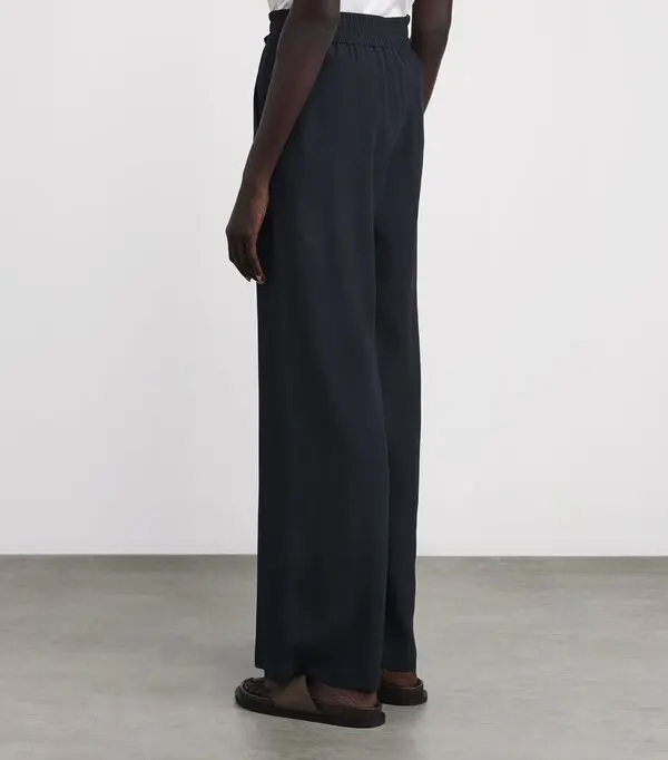 NOMADISSEM Shirred Silk Trousers