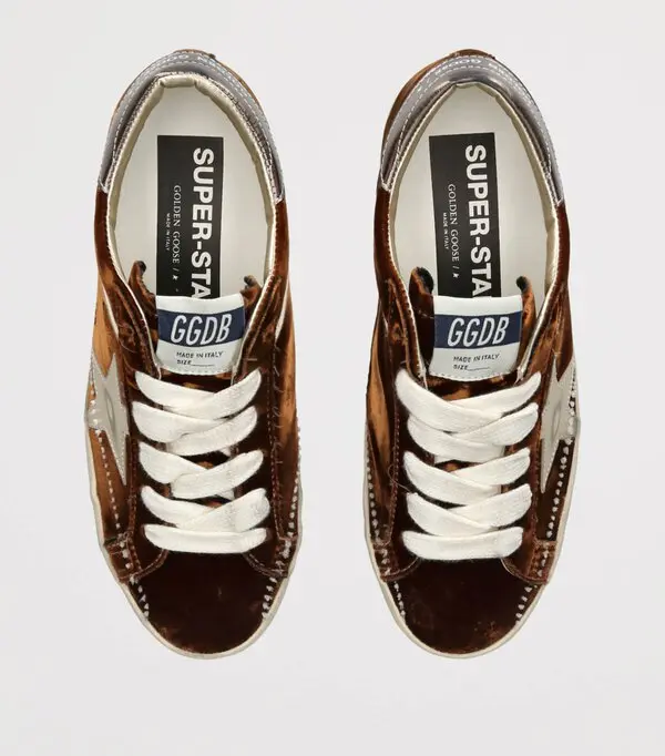GOLDEN GOOSE Velvet Super-star Sneakers