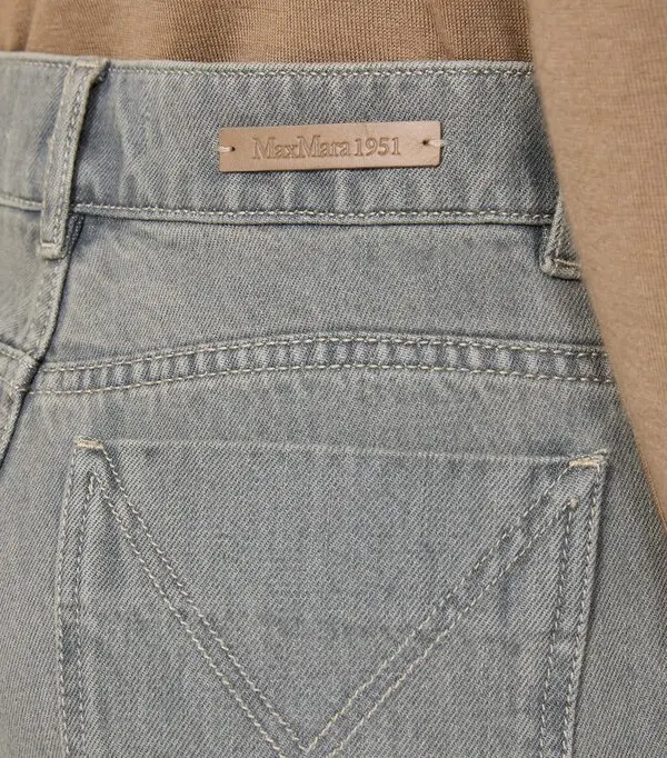 Max Mara Straight Leg Jeans - Black