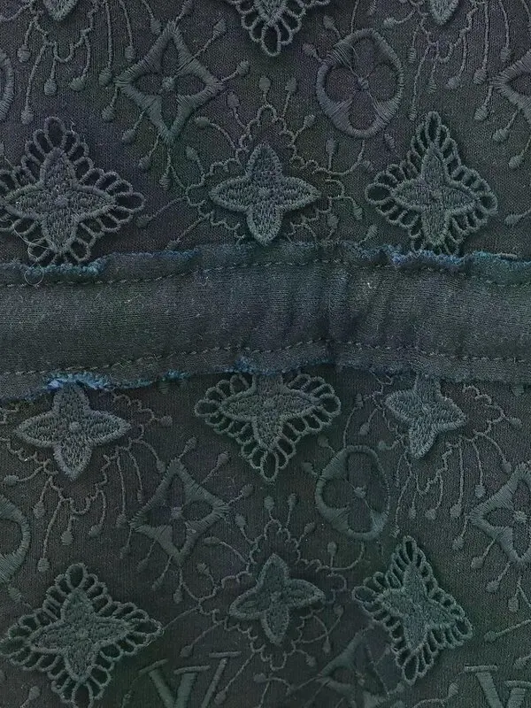 LOUIS VUITTON 2010s Logo-pattern Mini Dress