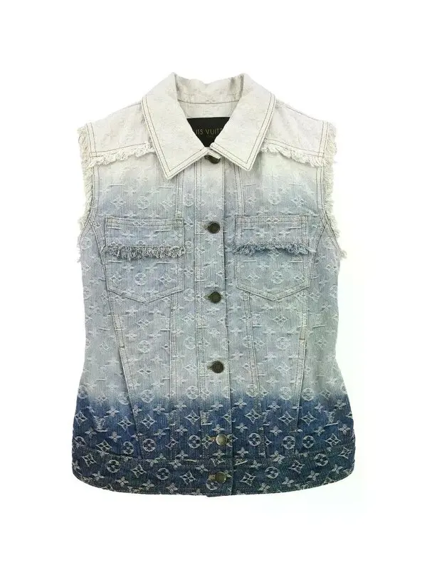 LOUIS VUITTON 2010s Monogram Denim Jacket