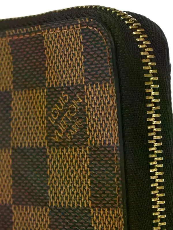 LOUIS VUITTON 2010 Checked Wallet - Brown