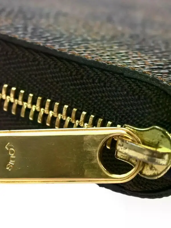 LOUIS VUITTON 2010 Checked Wallet - Brown