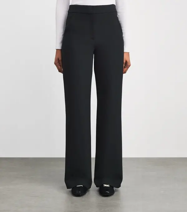 Veronica Beard Tonelli Wide-leg Trousers - Black