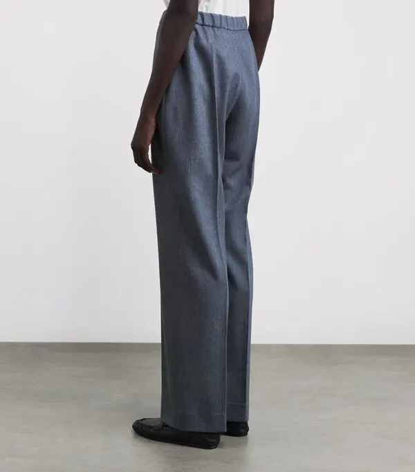 NOMADISSEM Wool Tailored Trousers