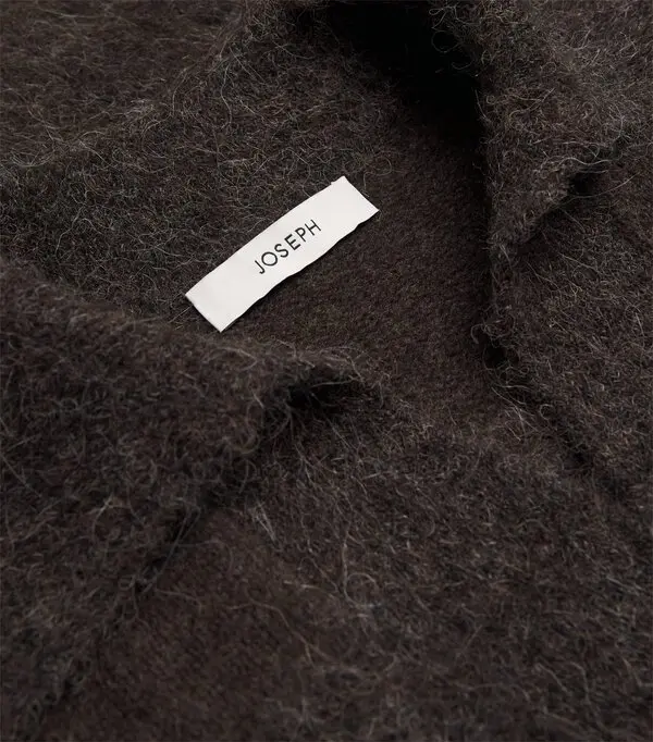 JOSEPH Brushed Stripe Take Sweater - Brown