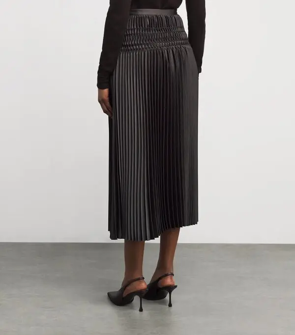 JOSEPH Hayes Midi Skirt - Brown