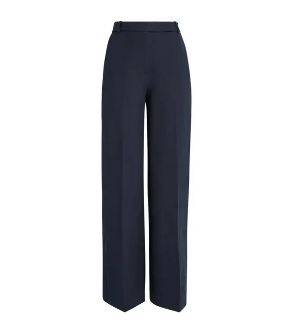 JOSEPH Stretch-gabardine Yukio Trousers - Blue