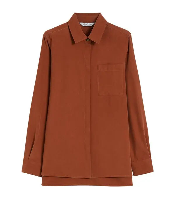 Max Mara Silk Shirt - Brown