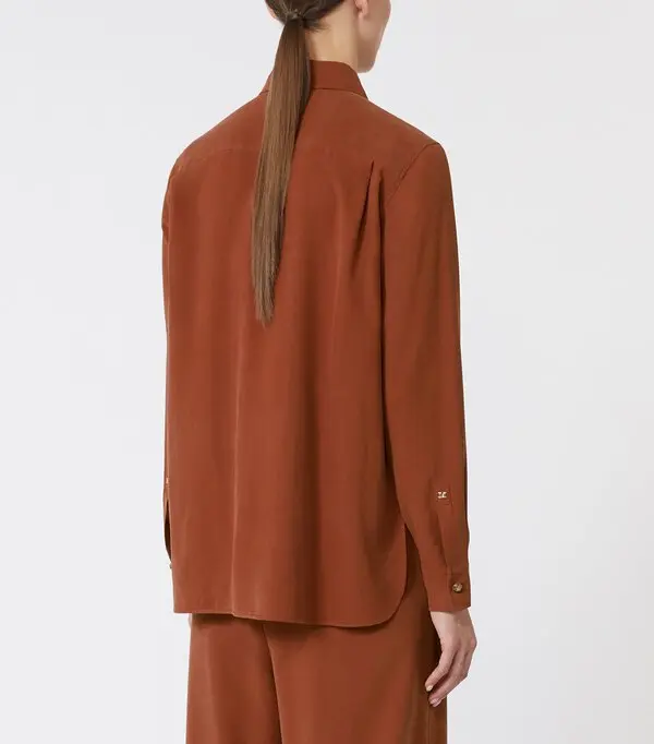 Max Mara Silk Shirt - Brown