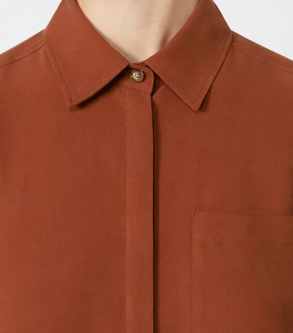 Max Mara Silk Shirt - Brown