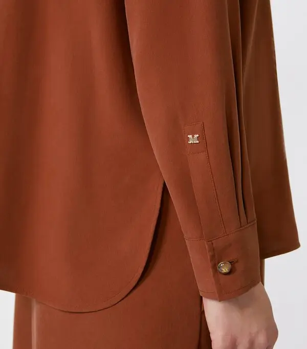 Max Mara Silk Shirt - Brown