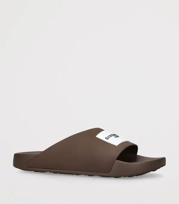 Givenchy Label Slides - Brown