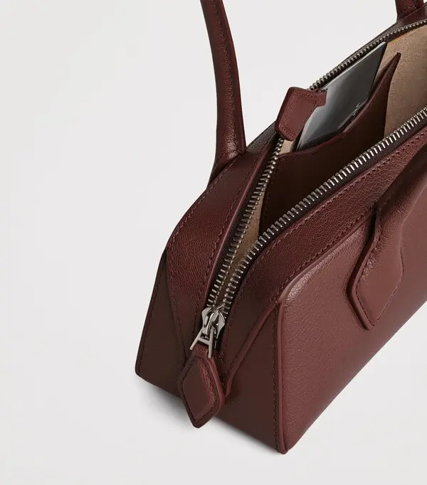 Alaïa Small Leather Le Teckel Shoulder Bag - Brown