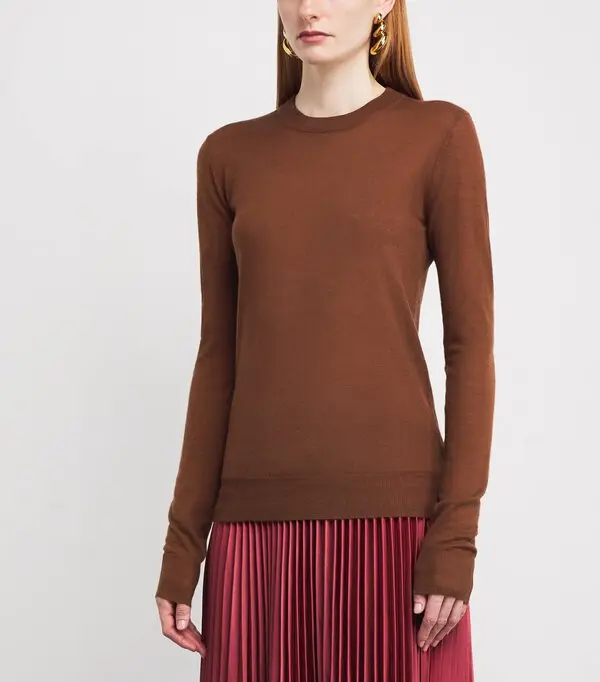 JOSEPH Cashair Round-neck Sweater