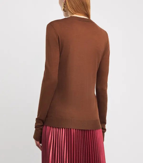 JOSEPH Cashair Round-neck Sweater