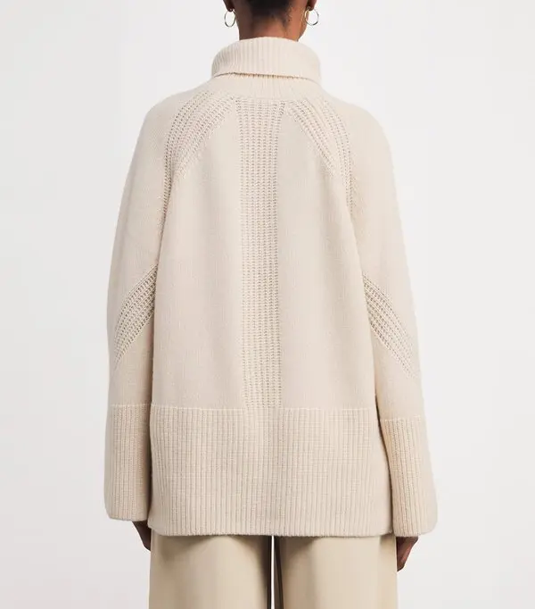 JOSEPH Cashmere Loftus Rollneck Sweater - Beige