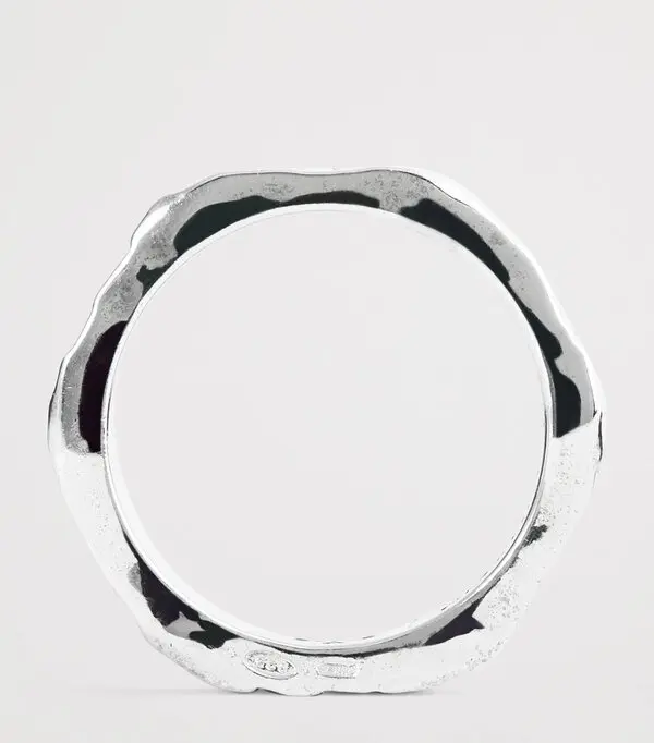 Emanuele Bicocchi Hammered Band Ring