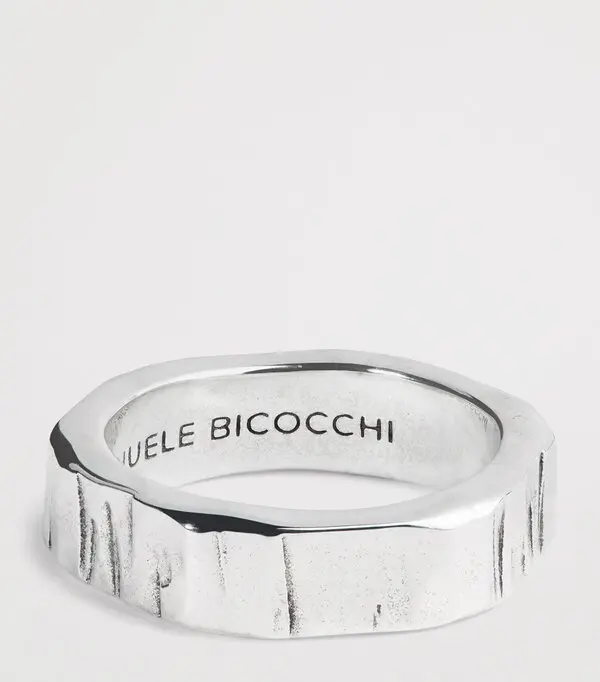 Emanuele Bicocchi Hammered Band Ring