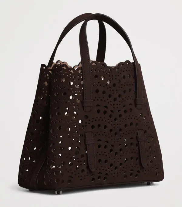 Alaïa Le Mina Suede Tote Bag