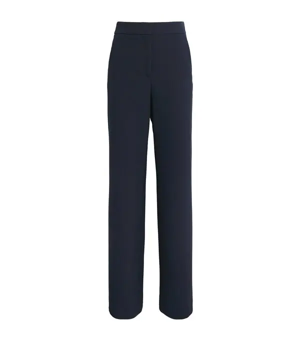 Veronica Beard Tonelli Wide-leg Trousers - Navy