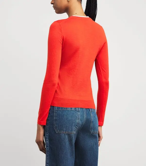 ME+EM Wool-cashmere Layered Sweater