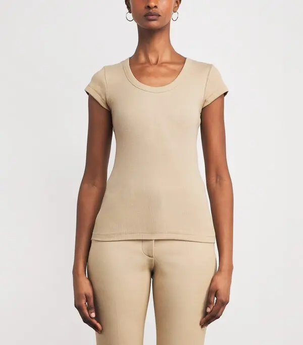 JOSEPH Cotton-blend Saba T-shirt - Pink