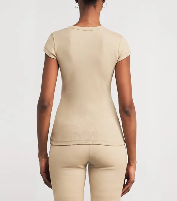 JOSEPH Cotton-blend Saba T-shirt - Pink