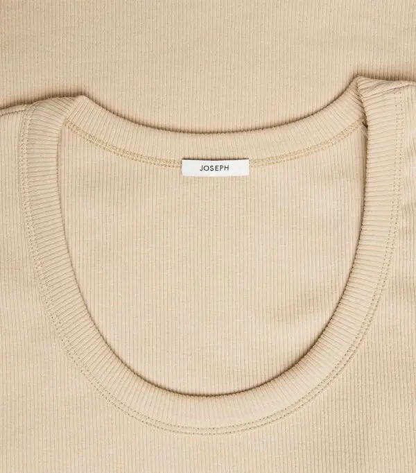 JOSEPH Cotton-blend Saba T-shirt - Pink