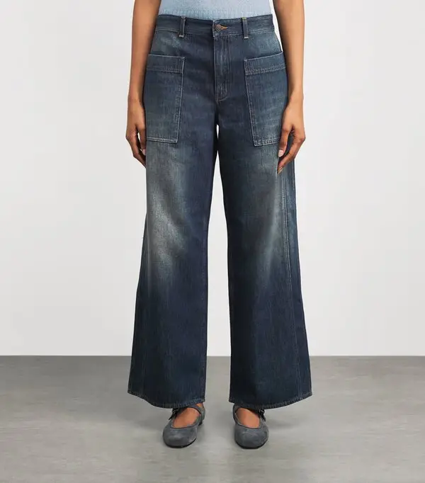ME+EM Patch Pocket Relaxed Jeans