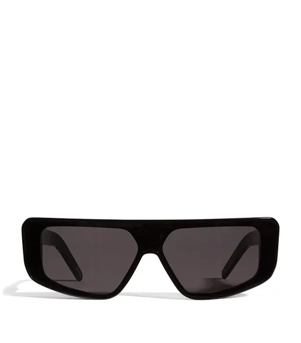 Rick Owens Geometric Sunglasses - Black