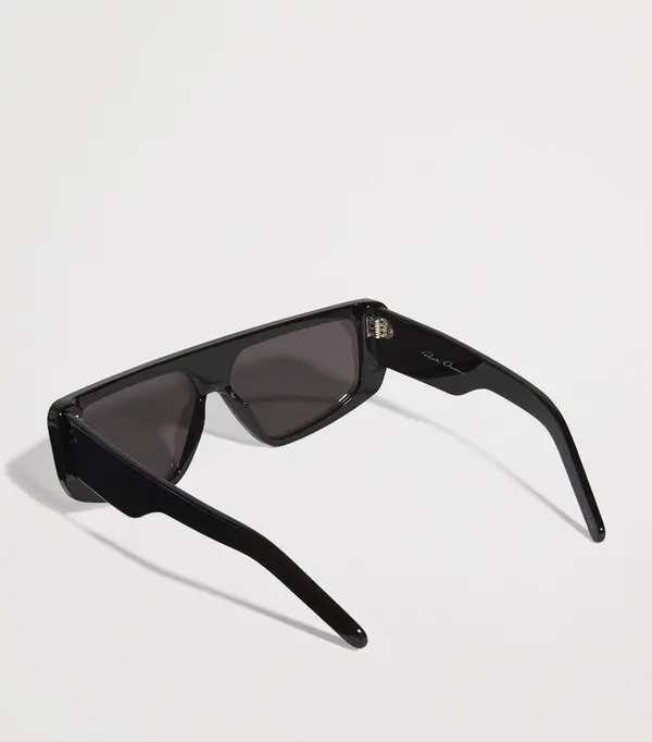 Rick Owens Geometric Performa Sunglasses - Black