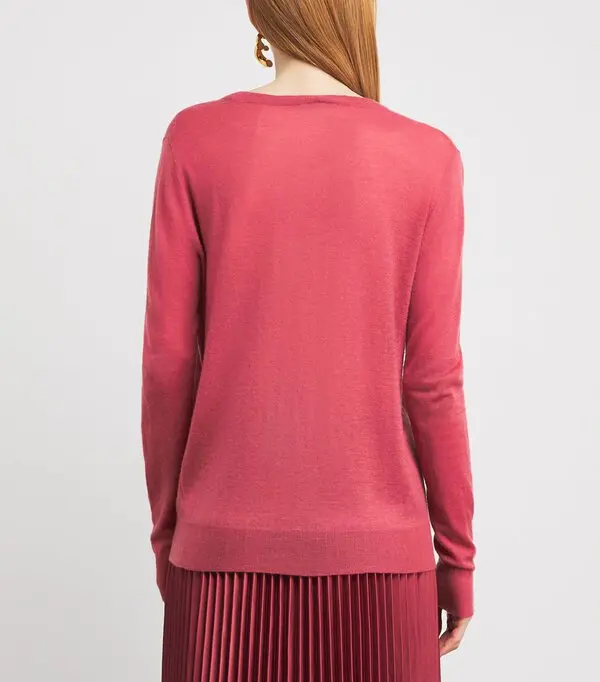 JOSEPH Cashair V-neck Sweater