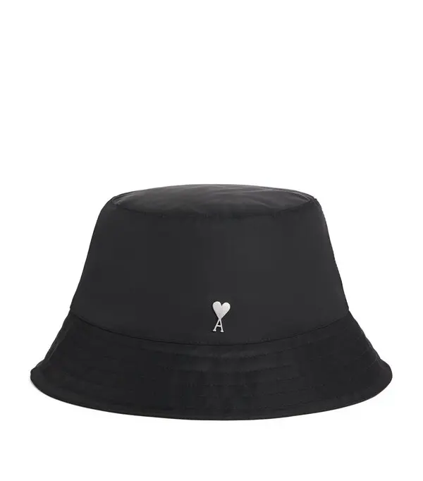 Ami Cotton Bucket Hat - Black