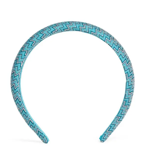 Missoni Zigzag Headband - Blue